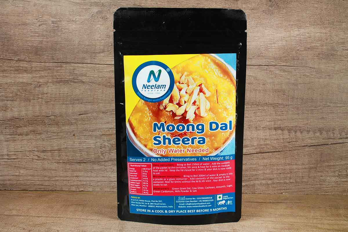 Moong Dal Sheera Instant Mix 95 Gm – Neelam Foodland USA